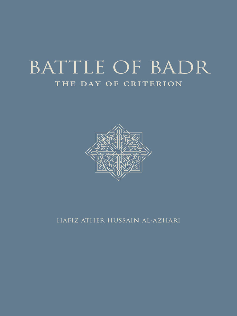 Badr Article | PDF | Muhammad | Life Of Muhammad