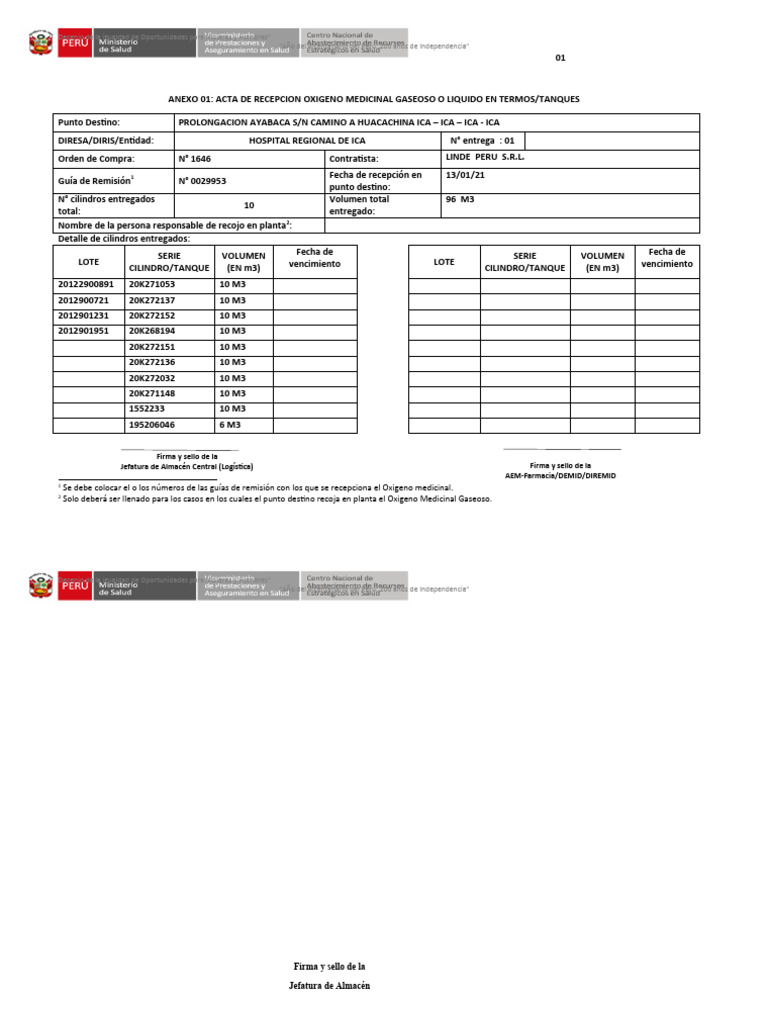 Acta de Conformidad Gilda | PDF