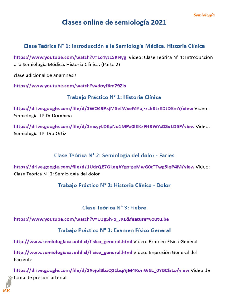 Clases de Semio 2021 | PDF | Examen físico | Abdomen