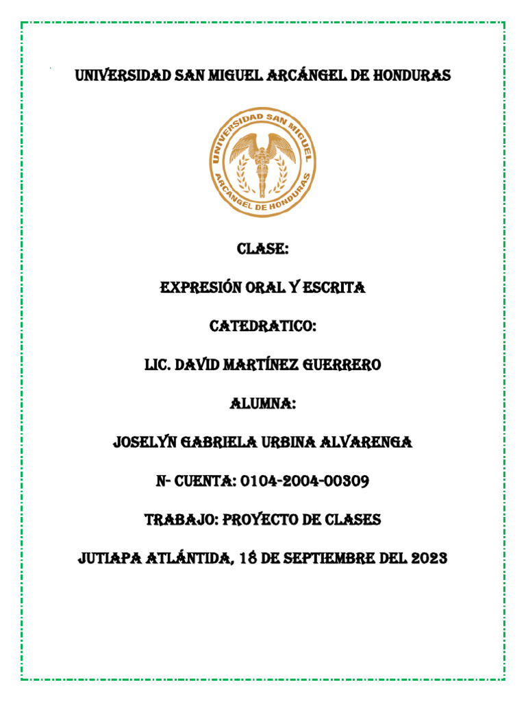 Proyecto de Clases | PDF | Salón de clases | Planificación