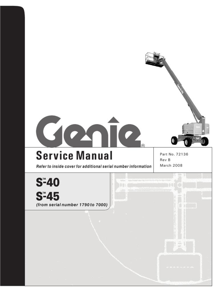 Manual Servicio Genie S 40 | PDF | Steering | Vehicle Technology