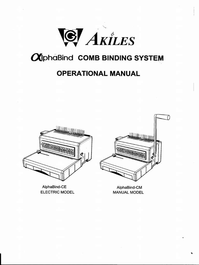 AlphaBind Operation Manual | PDF