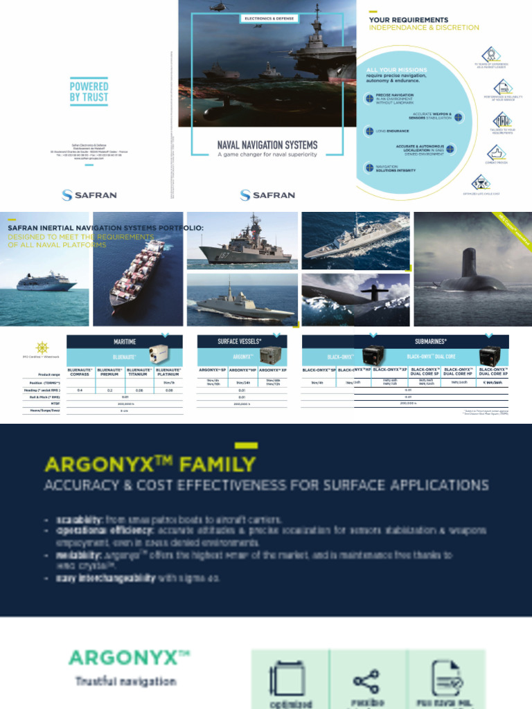 Safran Electronics Defense - Naval Navigation Systems | PDF