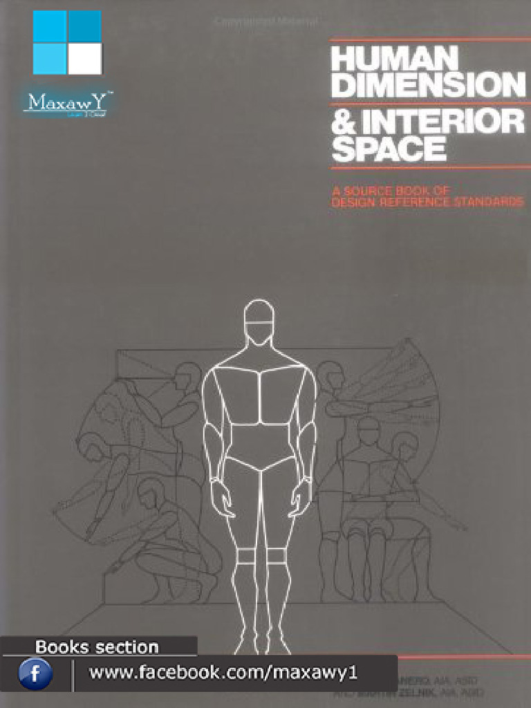 Human Dimension & Interior Space - Arch-Tech | PDF