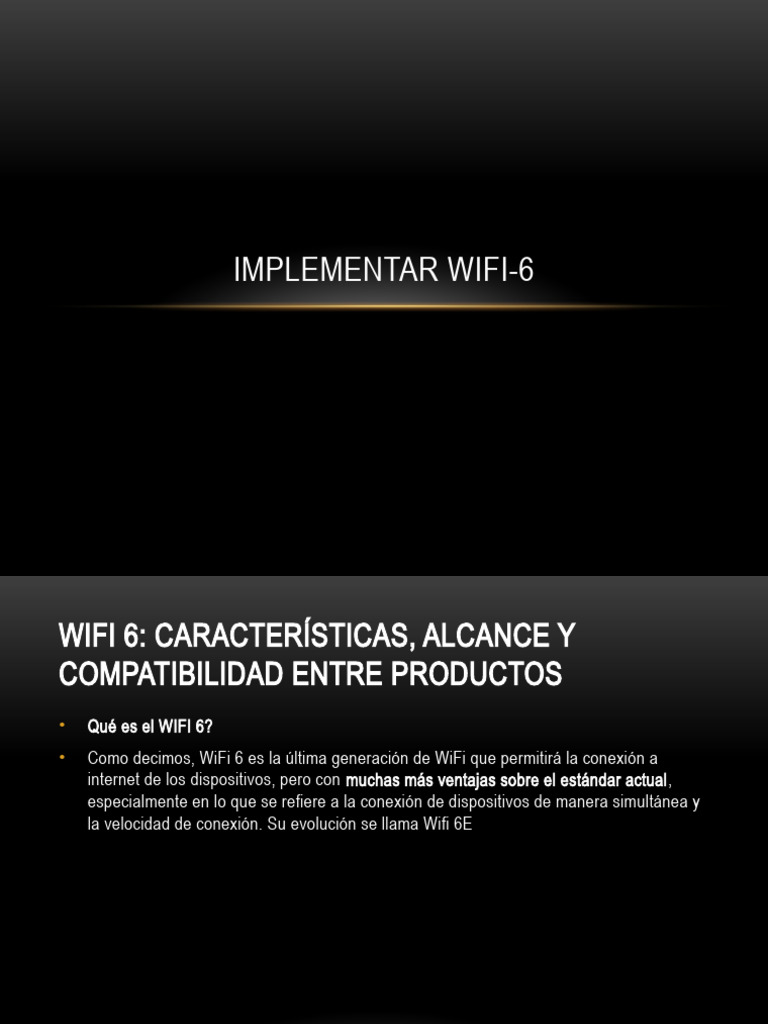 IMPLEMENTAR WIFI-6 | PDF