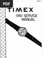 The Complete Watch Repair Course With Diagrams | PDF | Watch | Horology