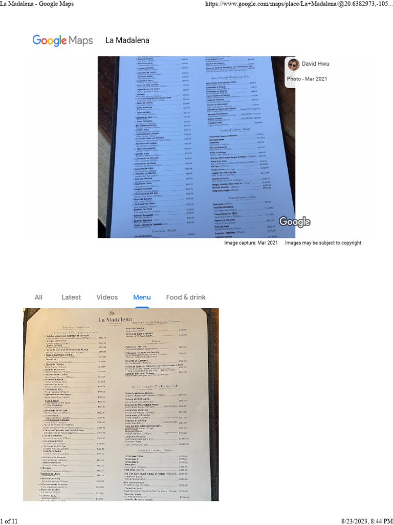 La Madalena - Google Maps | PDF