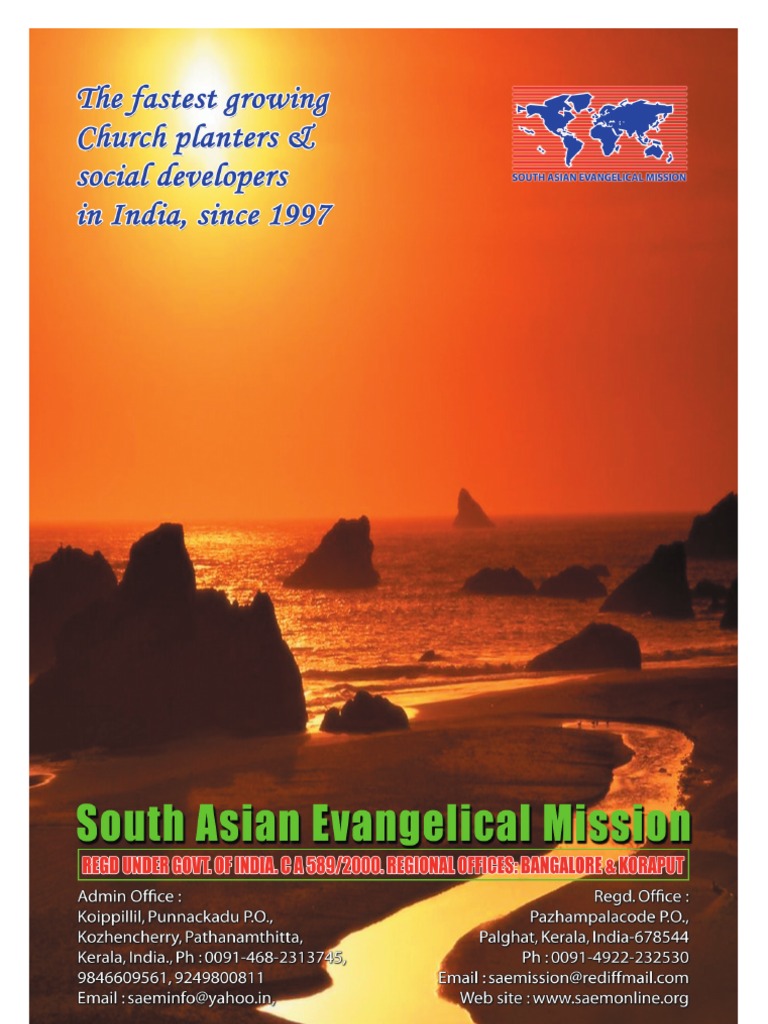 SAE Mission Brochure | Download Free PDF | Christian Mission | Evangelism