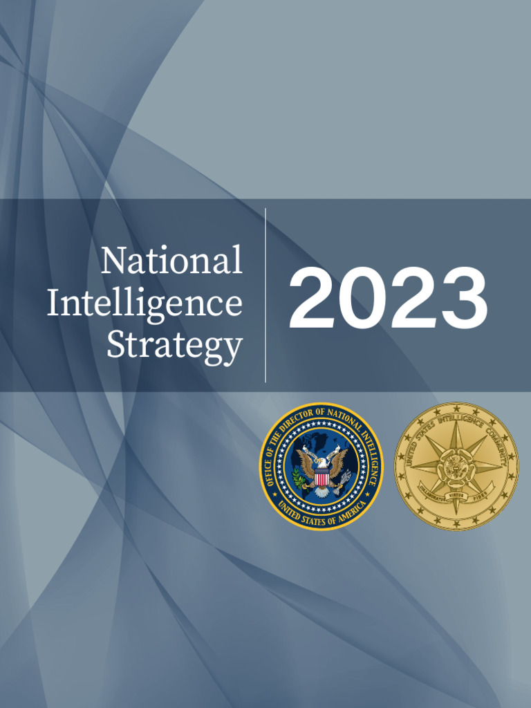 National Intelligence Strategy 2023 | PDF | Director Of National ...