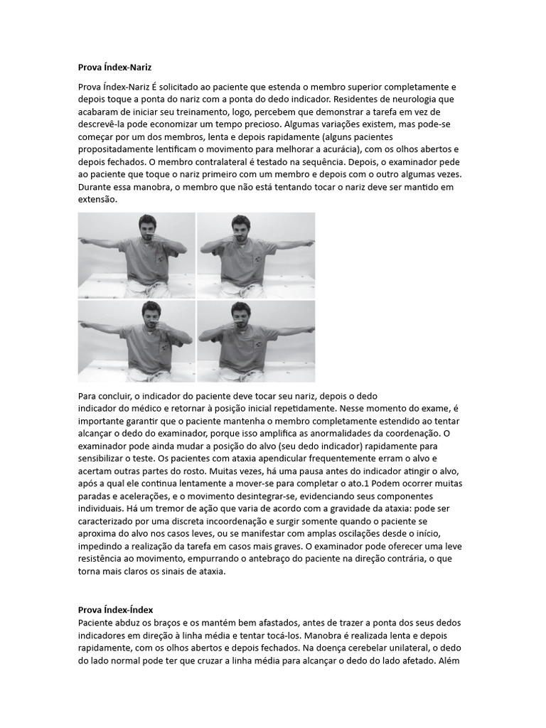 Coordenação E Equilíbrio Pdf Cerebelo Cérebro