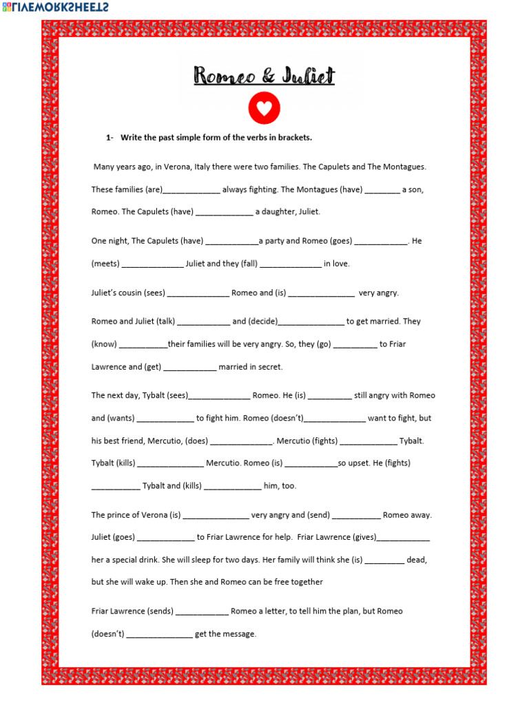 Capulets and Montagues in Romeo & Juliet | PDF | Language Arts & Discipline