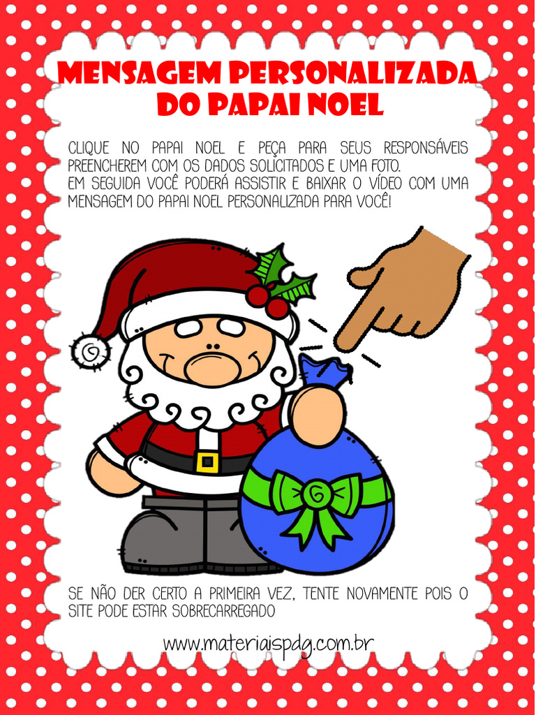 Mensagem Do Papai Noel Br Parte7 Pdf