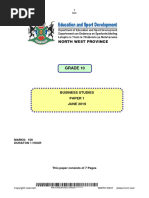 Notes Grade 10 Business Studies Term 2 2023 | PDF | Partnership | Sole ...