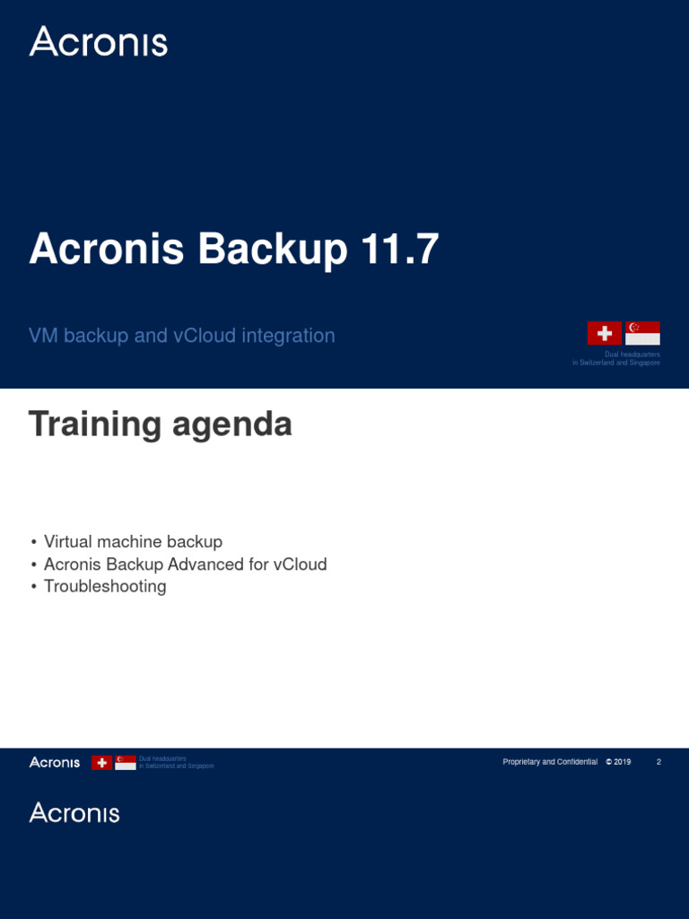 Acronis Backup Advanced for VMware VMs | PDF | Virtual Machine | Backup