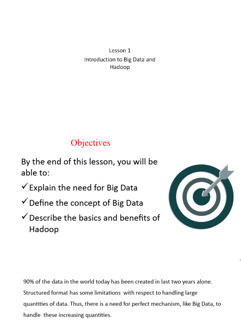 Lect 2 Big Data Lesson01 | PDF | Big Data | Apache Hadoop