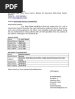 VFS GLOBAL Services: Courier & SMS Request Form | PDF