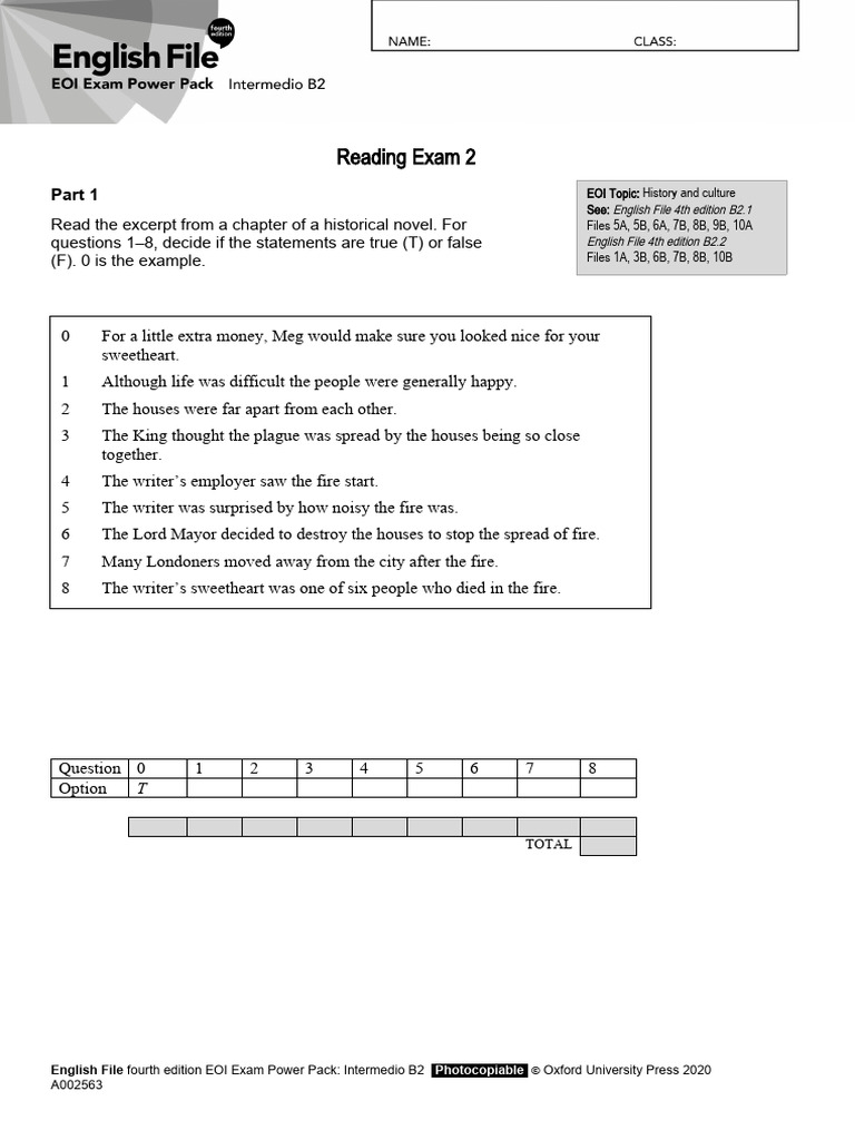 B2 Reading 2 | PDF