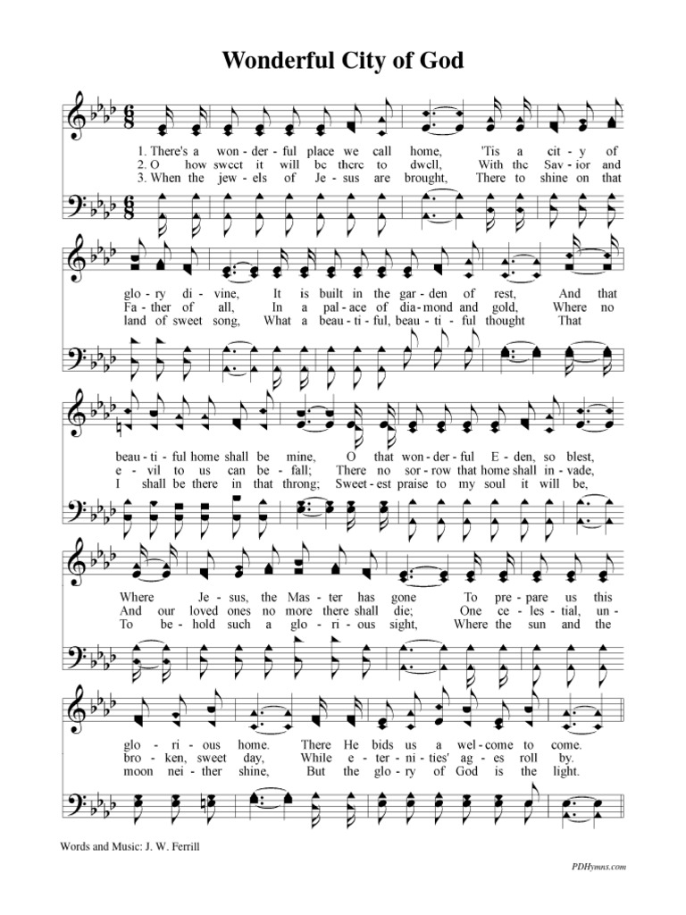 Wonderful City of God | PDF