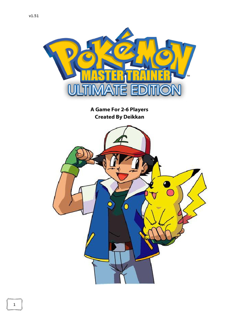 Pokémon Master Trainer: Edição Final | PDF