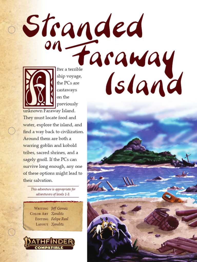 Stranded On Faraway Island | PDF