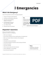 911 Emergency Call Script | PDF