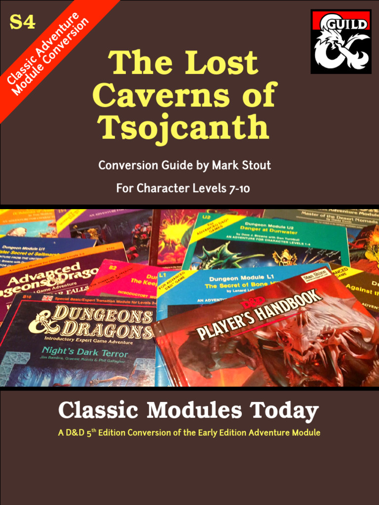 Classic Modules Today - S4 The Lost Caverns of Tsojcanth | PDF ...