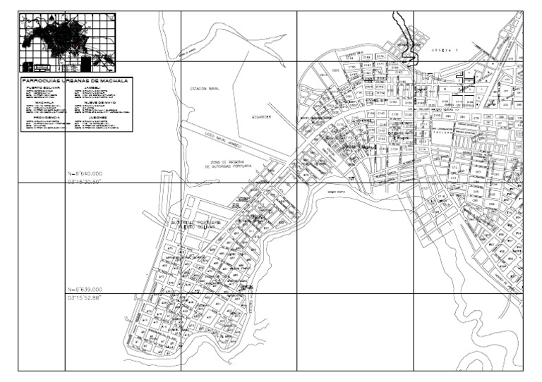Mapa de Parroquias y Barrios de Machala | PDF