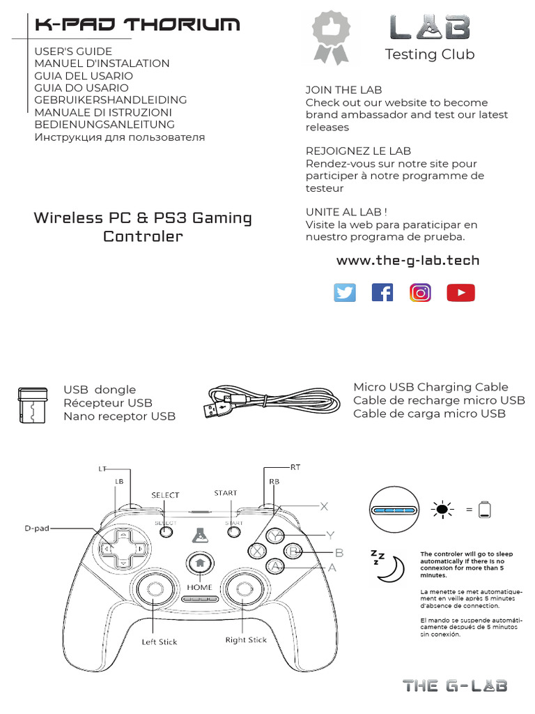 Manual K PAD THORIUM WL | PDF