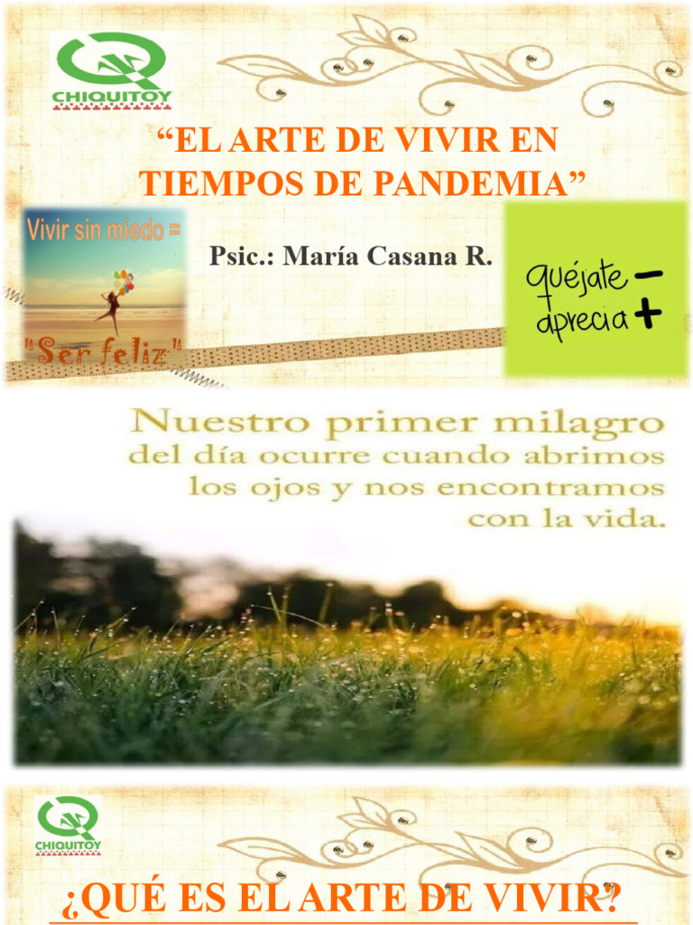 El Arte de Vivir | PDF