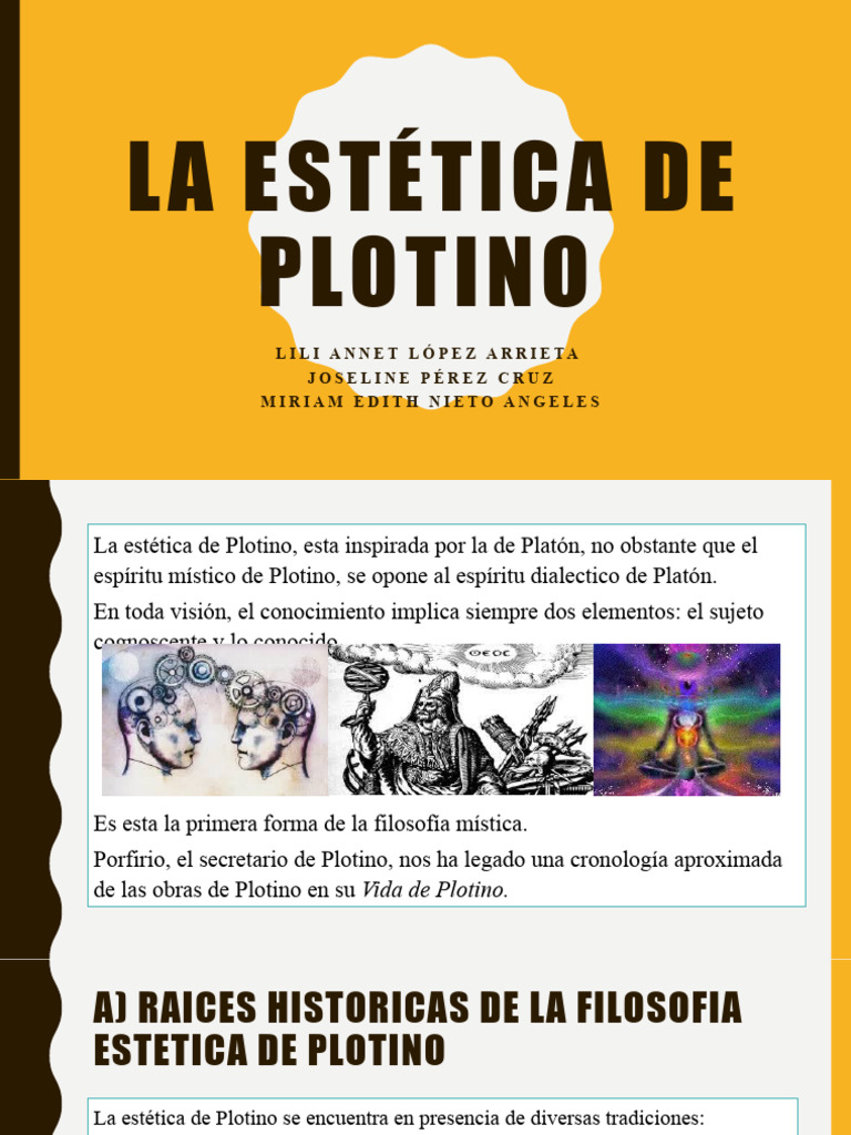 La Estética de Plotino (1) 2021 | PDF | Belleza | Platón