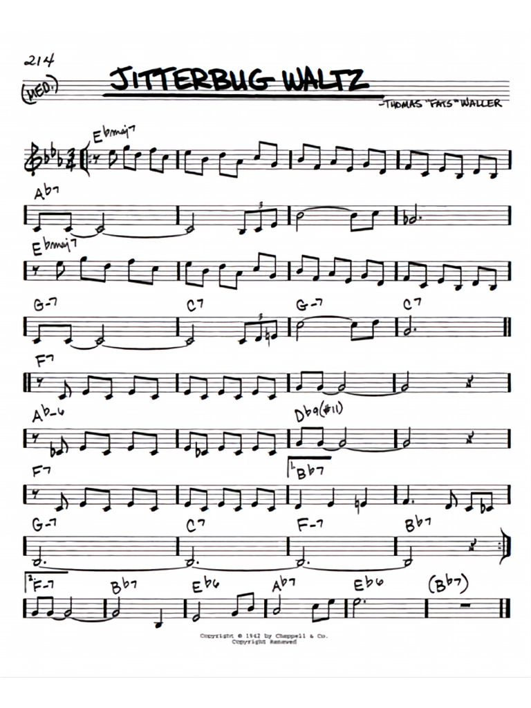Jitterbug Waltz | PDF