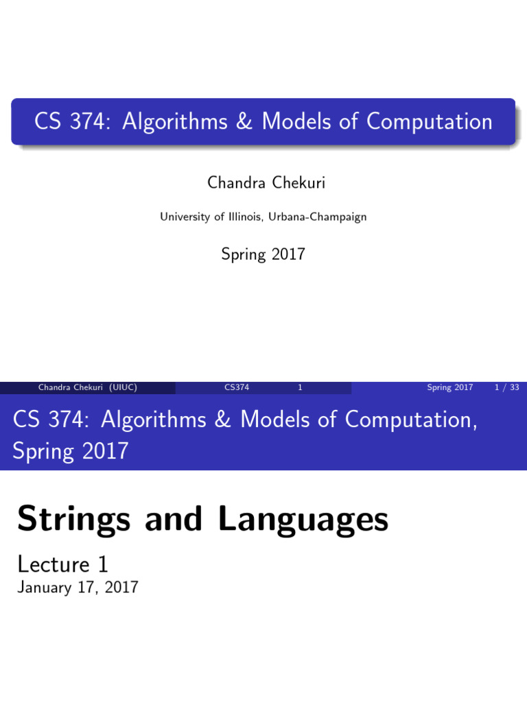 01 Strings Languages | PDF | String (Computer Science) | Mathematical Proof