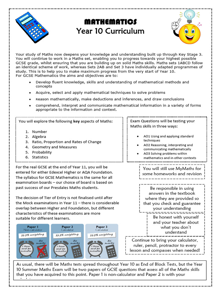 Maths Year 10 | PDF | Mathematics | Science