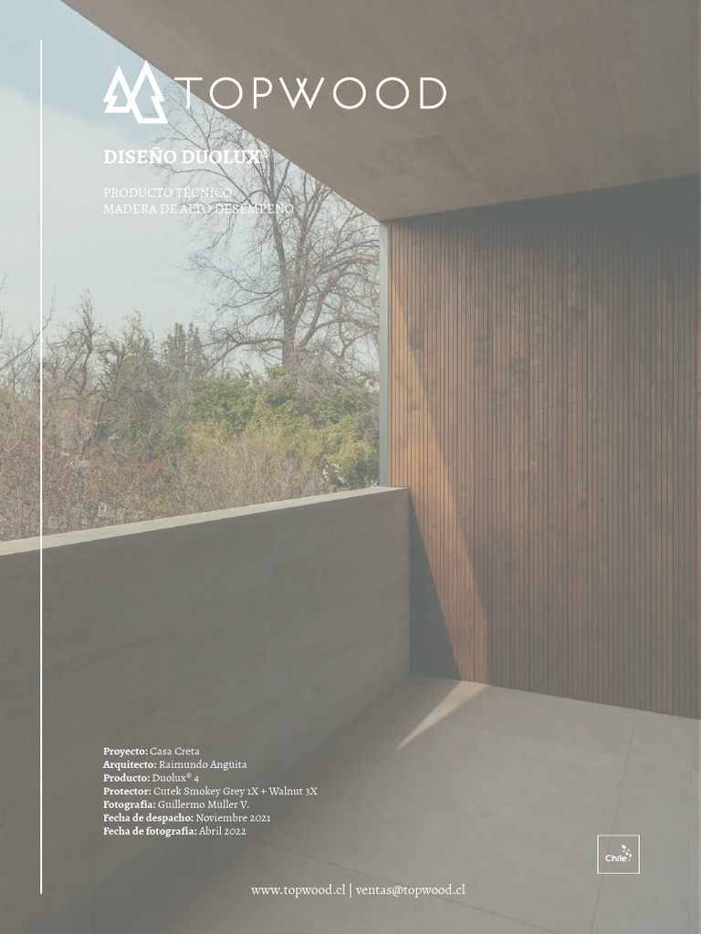 Ficha Topwood-Duolux | PDF