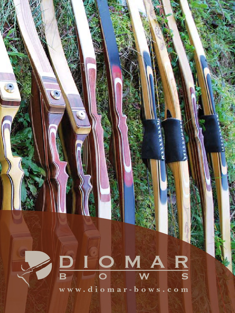 Guía de uso y mantenimiento de Diomar Bows | PDF | Arco y flecha | Flecha
