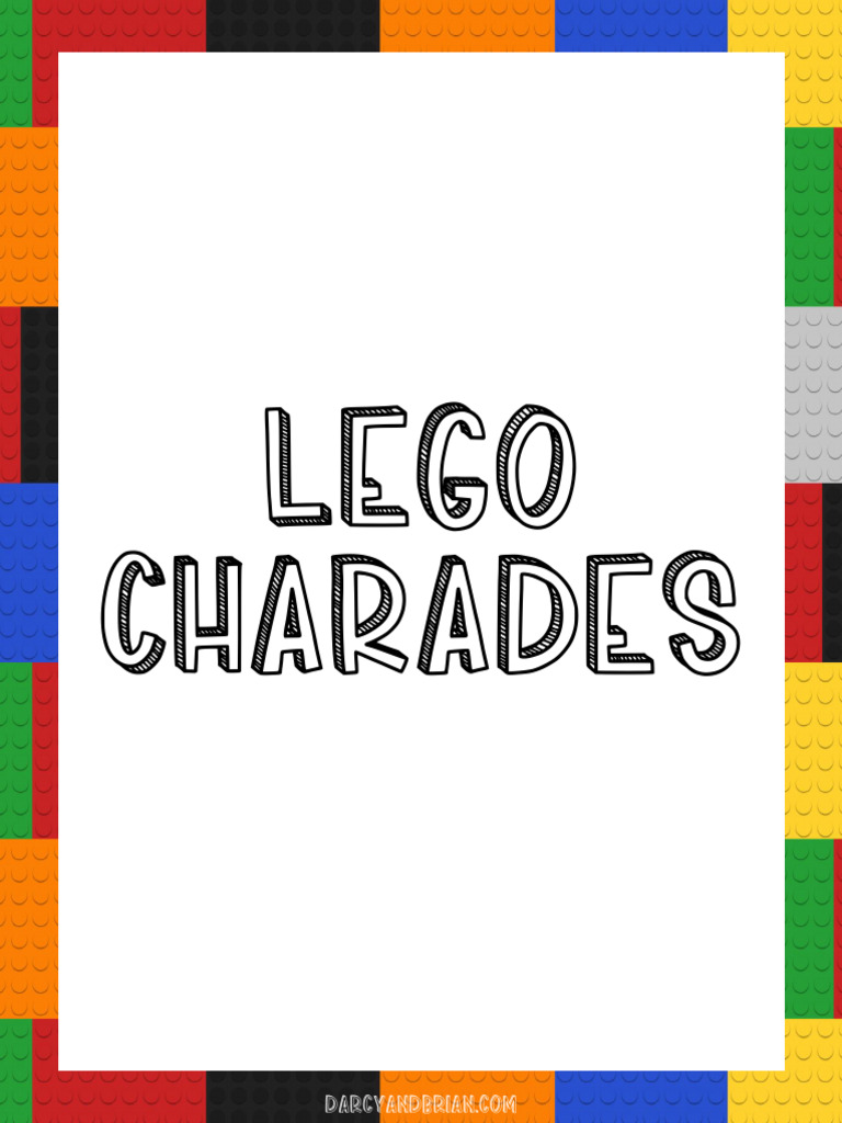 Lego Charades Animals Darcyandbrian | PDF | Young Adult