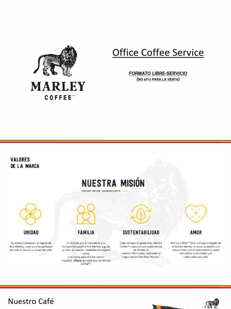 Servicios de Café Marley para Oficinas | PDF | café | Chocolate