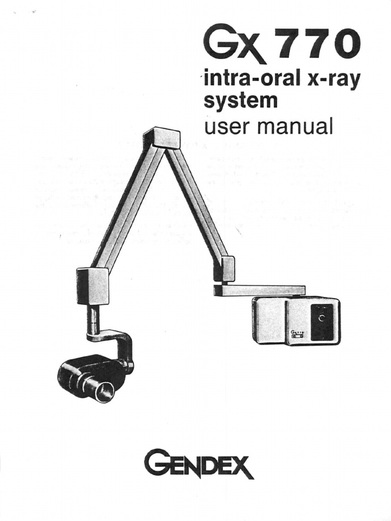 Gendex GX-770 Dental X-Ray - User Manual | PDF