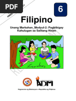 Grade 6 FILIPINO - WEEK 2 | PDF