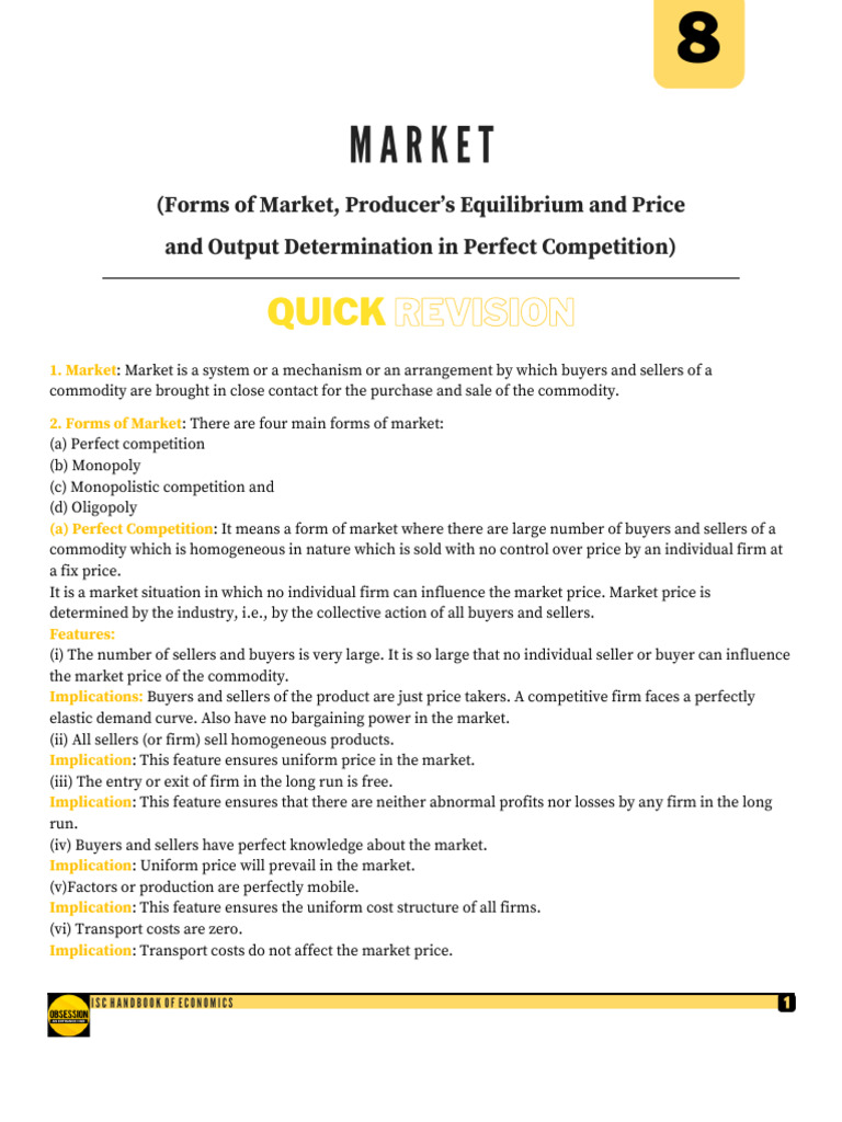 Market Structures Overview | PDF | Monopoly | Perfect Competition