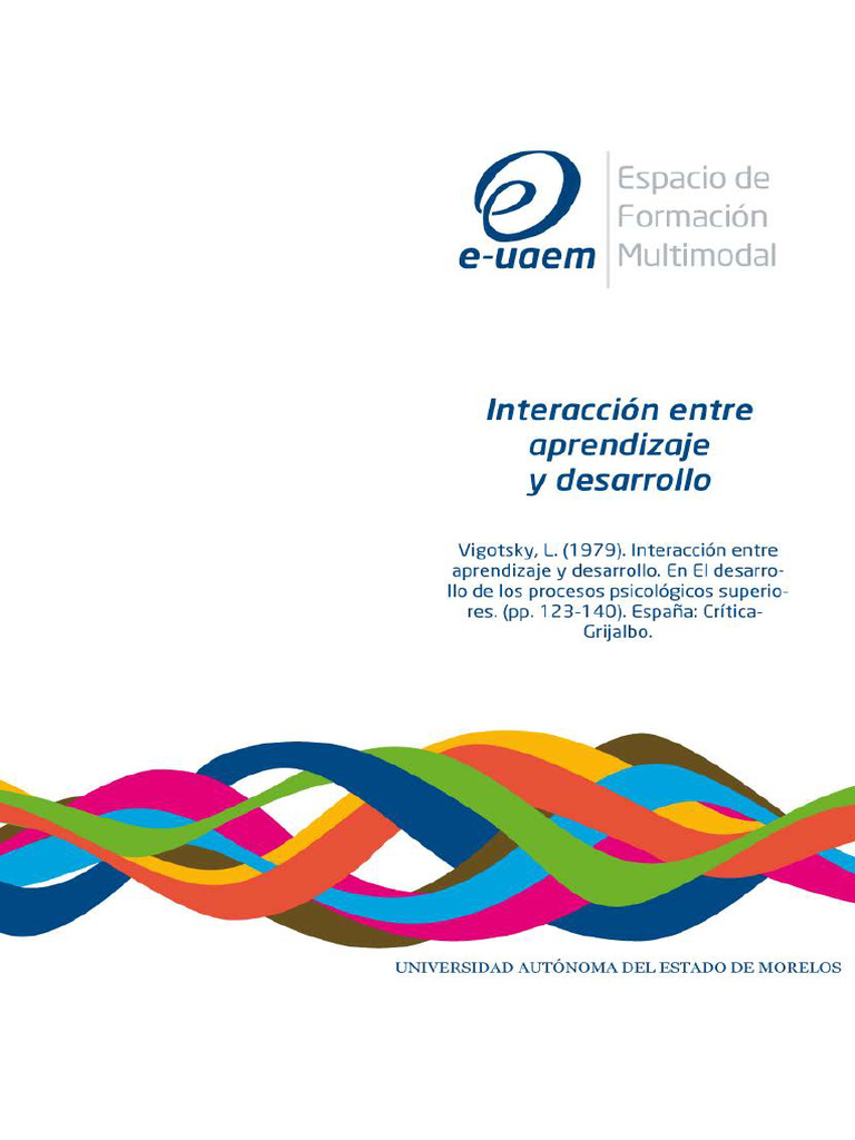 Cap Vi Interaccion Entre Aprendizaje Y Desarrollo Pdf