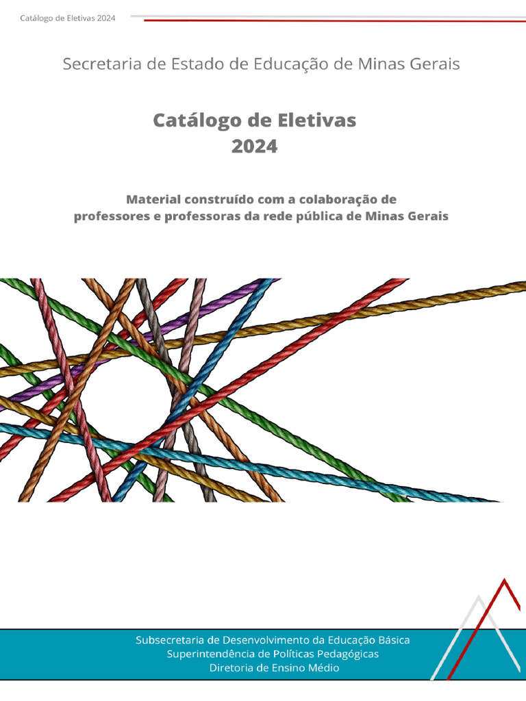 Catálogo de Eletivas 2024 - Minas Gerais | PDF | Agroecologia | Agricultura