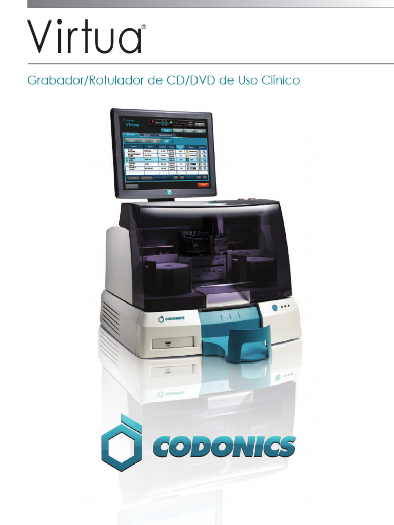 CODONICS GRABADOR Virtua Catálogo Español | PDF | Disco compacto | DVD