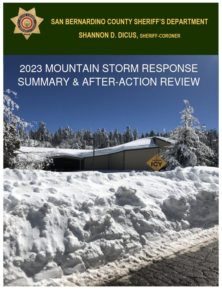 San Bernardino County Sheriff's Department Internal 2023 Mountain Storm ... San Bernardino County Sheriff's Department Internal 2023 Mountain Storm ...