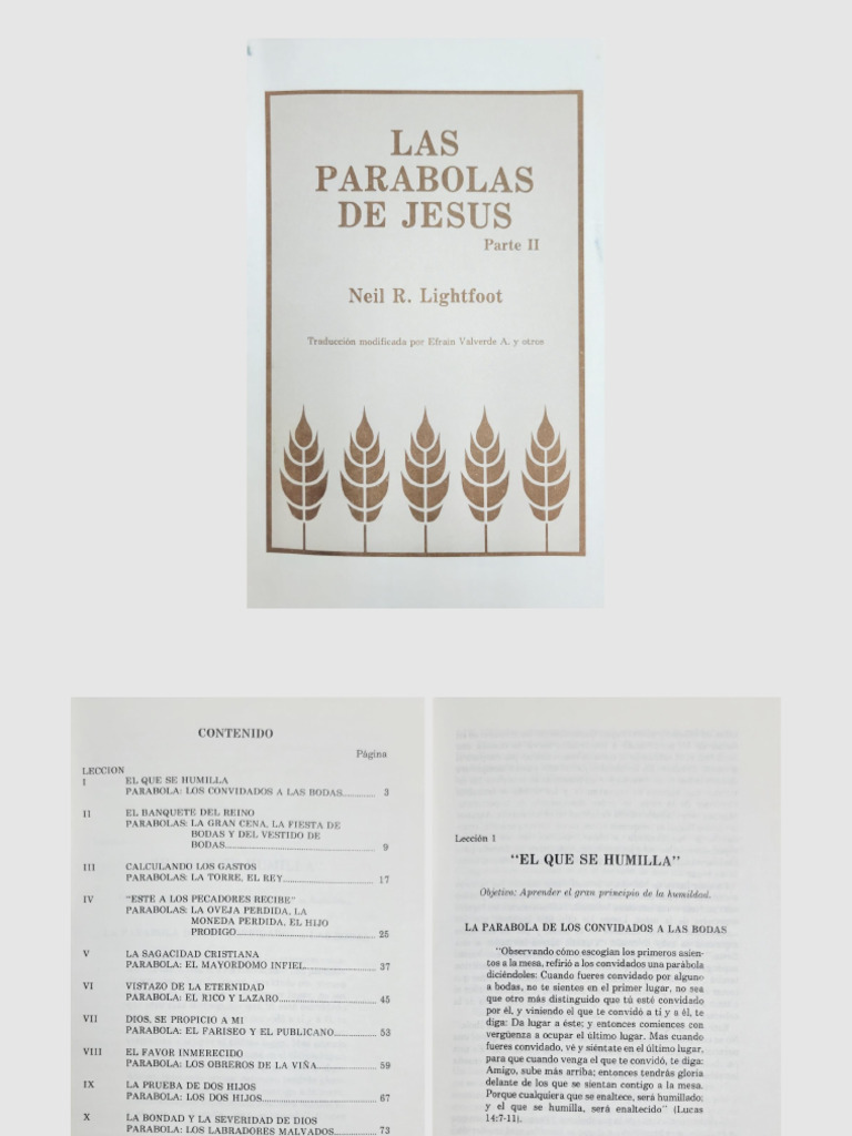 Parábolas de Jesús-Parte 2 | PDF