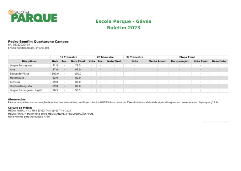 Germina Boletim API 2 | PDF
