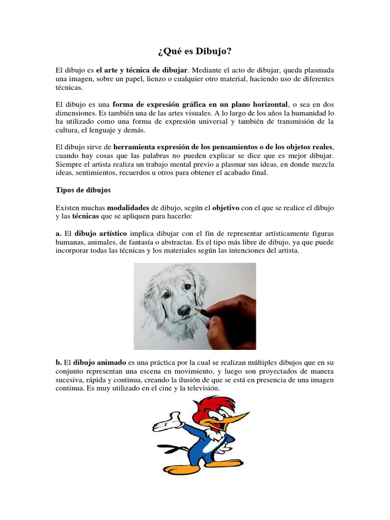 Qué Es Dibujo | PDF | Dibujo | Lápiz