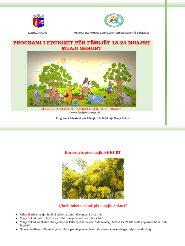 Programi Muaji Shkurt | PDF