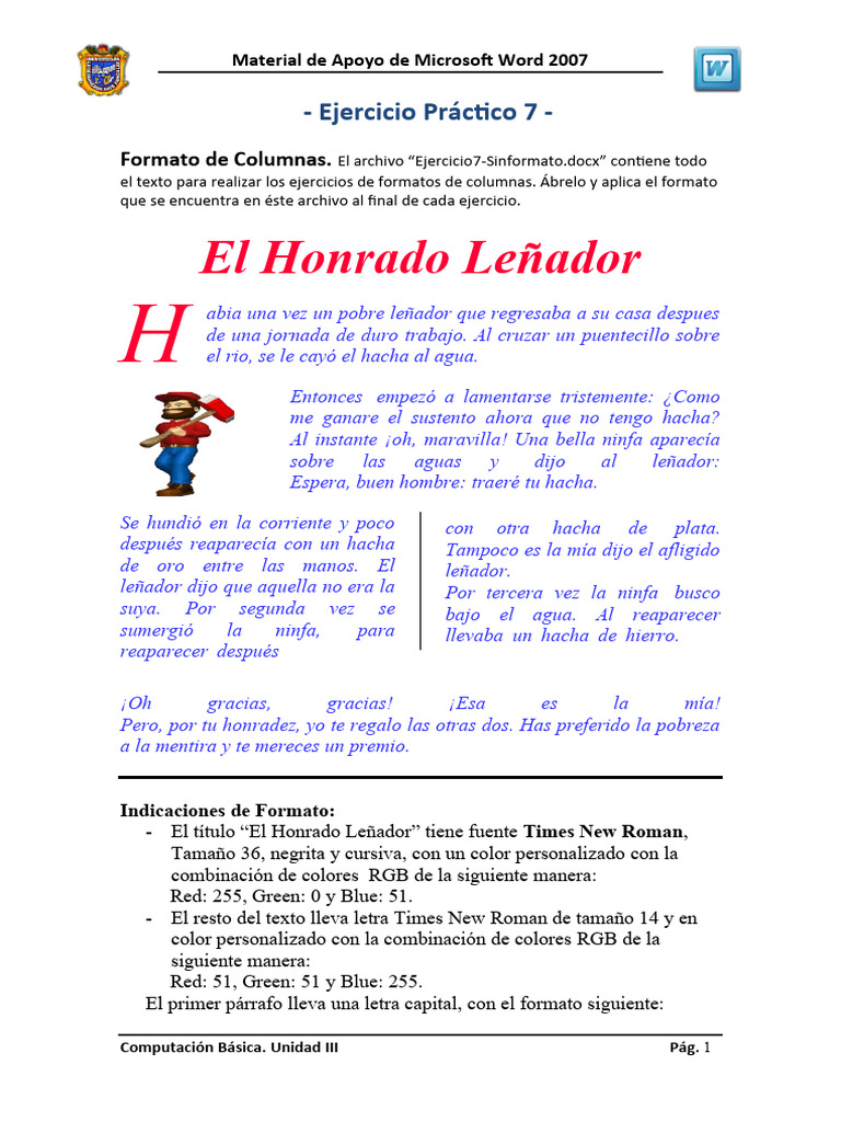 Ejercicio7 Columnas | PDF