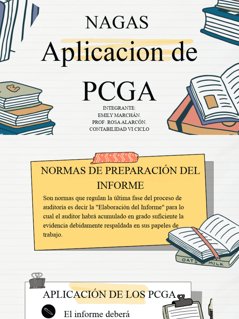 Naga Aplicación de Pcga | PDF | Contabilidad | Servicios financieros